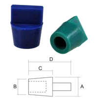 Conische Pluggen Hol Met Grip 315°C - Uw expert in ophanghaken en ...