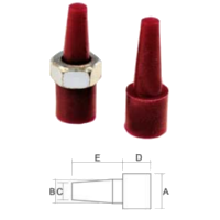 Conische Pluggen met rand 315°C - Uw expert in ophanghaken en maskeringen